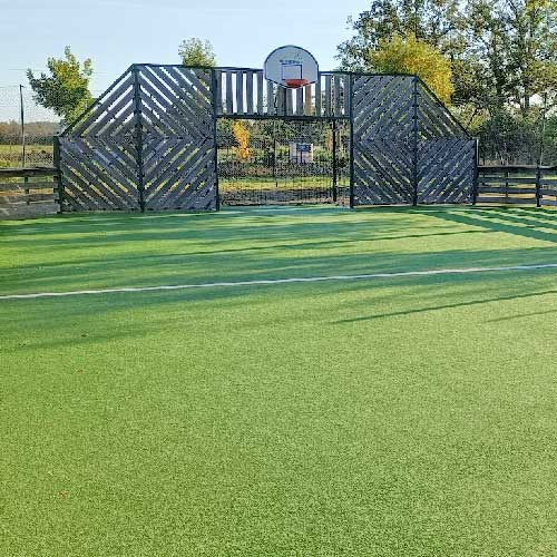 Gazon synthétique multisport pour terrain de sport